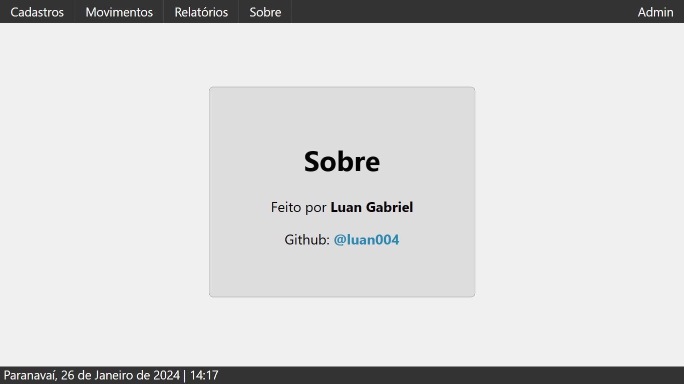 Luan Gabriel | Store Management System
